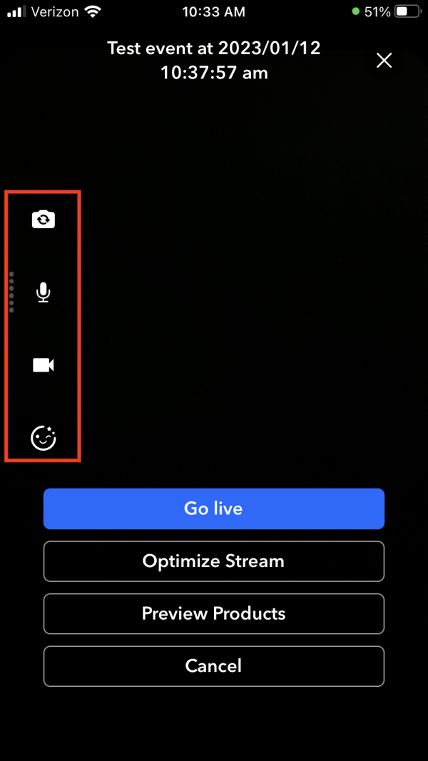 Go Live with the Firework Camera App