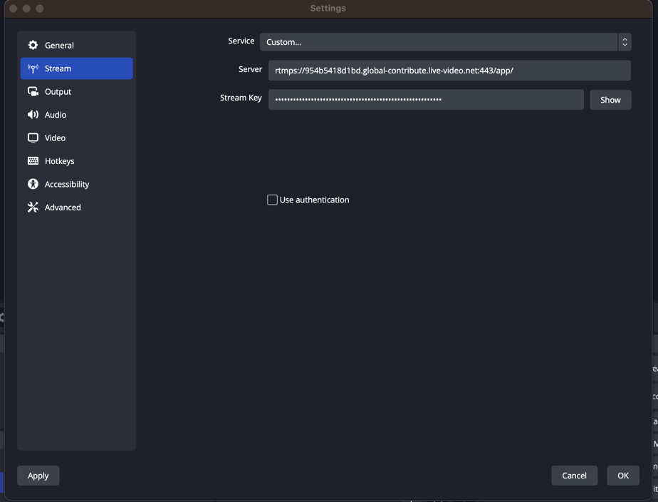 How to Go Live with Third-Party Open Broadcasting System (OBS)