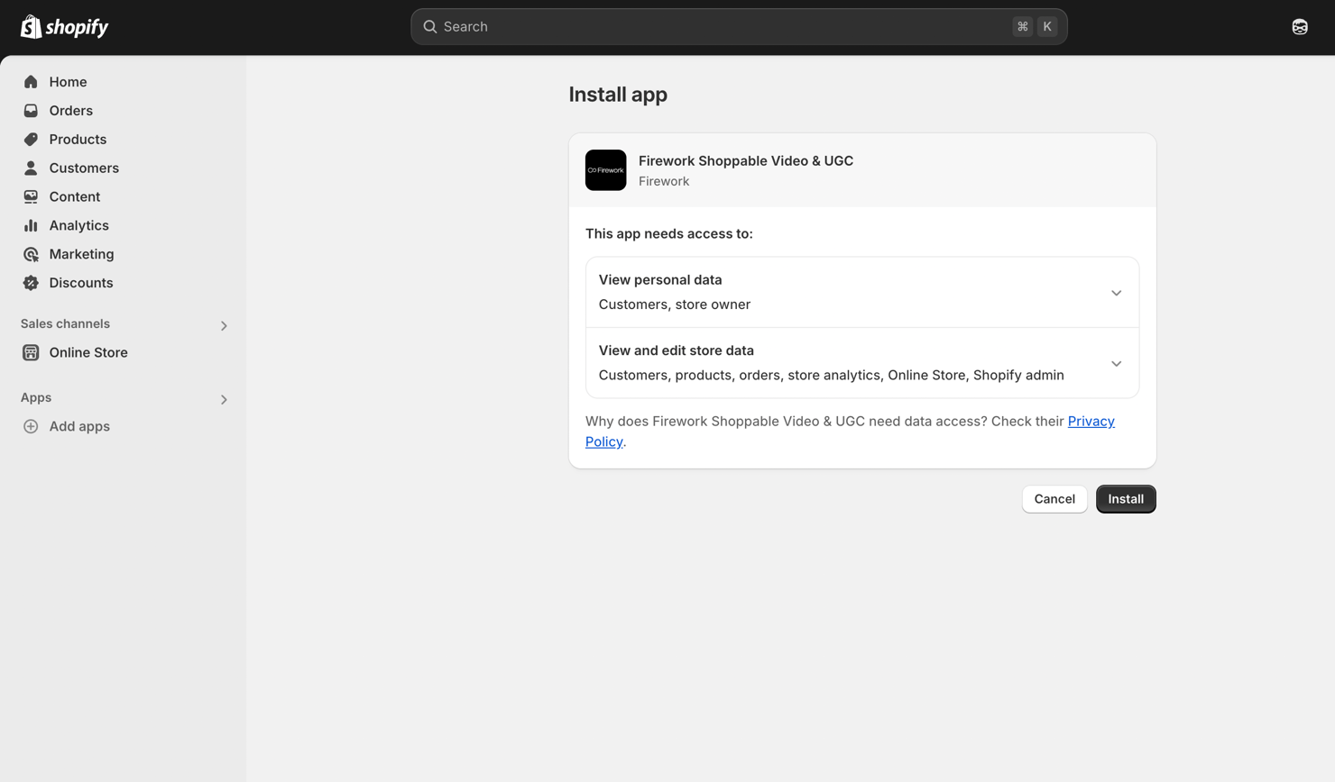 Integrate Your Shopify Store with Firework