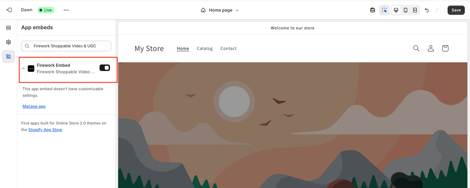 Leveraging the Firework Embed App in Shopify