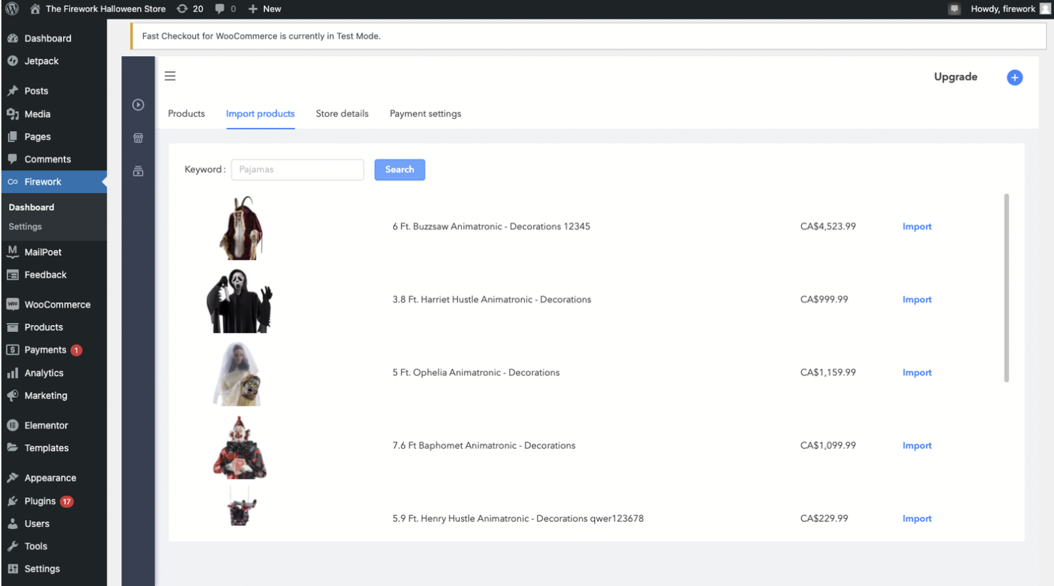 Integrate Firework with WooCommerce